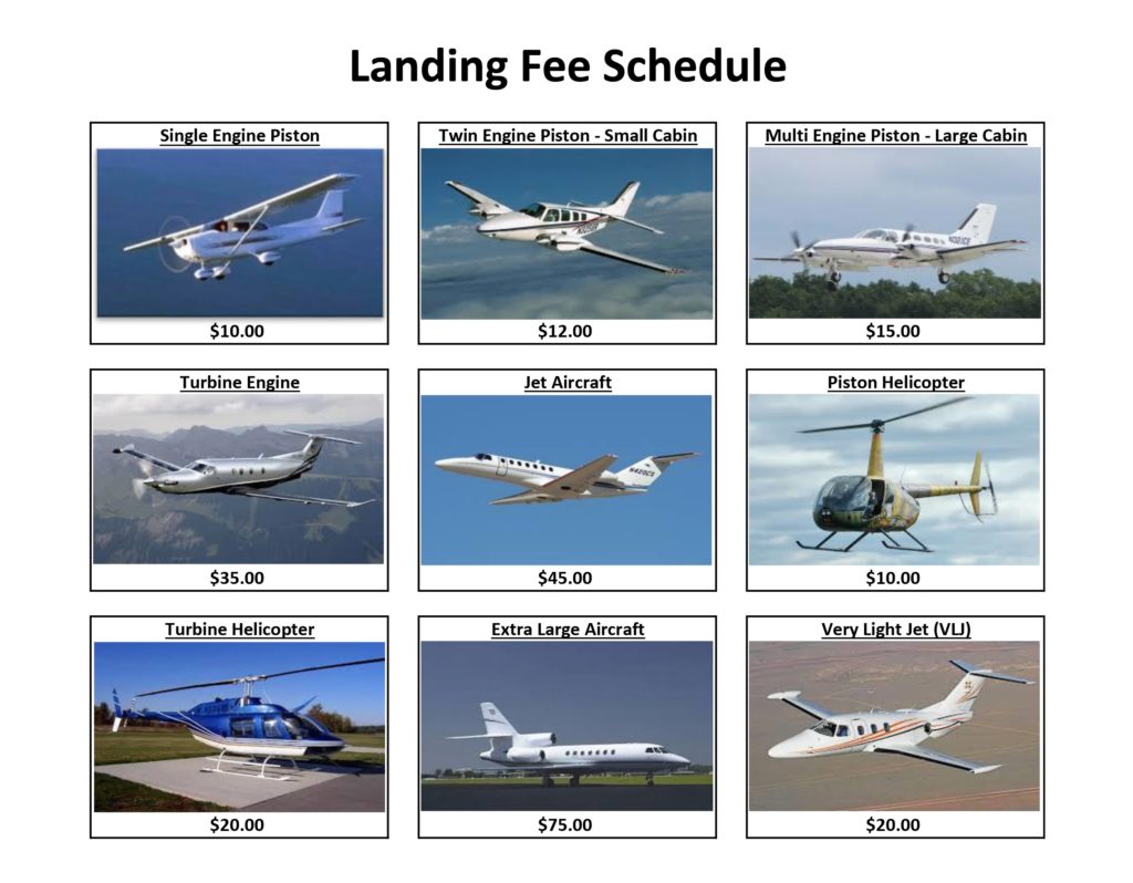 Landing Fee Schedule – Essex County Airport